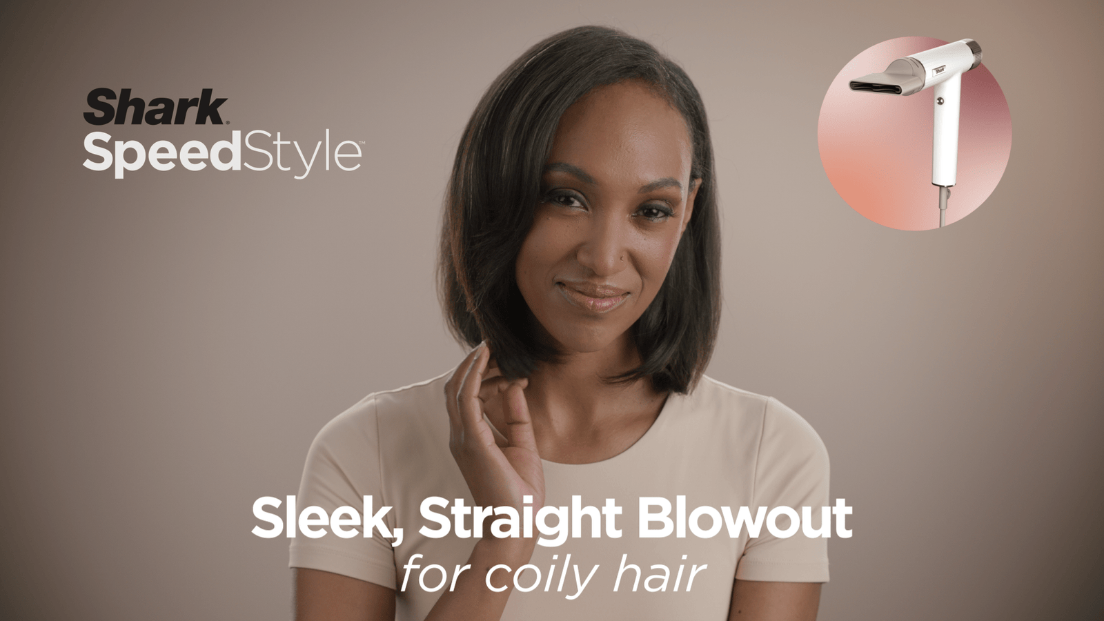 SpeedStyle Turbo Concentrator Coily Hair Tutorial – Shark Clean Australia