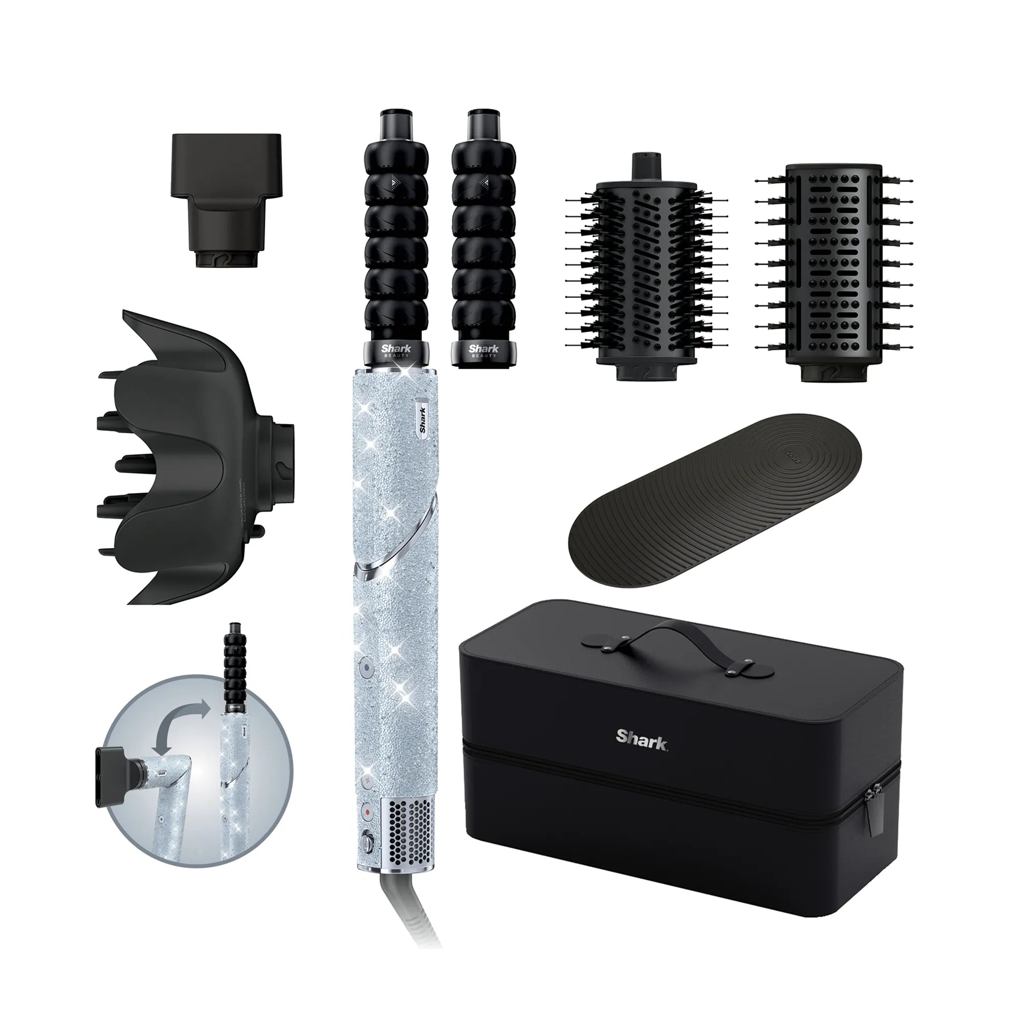 Shark FlexStyle Air Styling & Drying System Frosted Diamond Limited Ed ...
