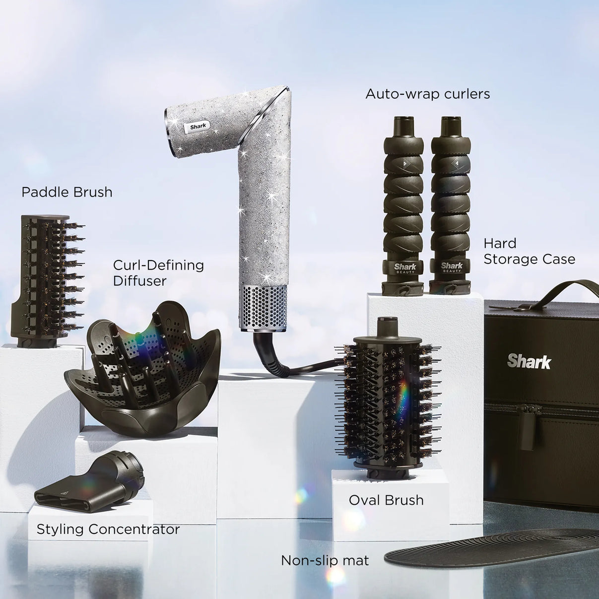 Shark FlexStyle Air Styling Drying System Frosted Diamond Limited Ed shark-flexstyle-air-styling-drying-system-frosted-diamond-limited-ed